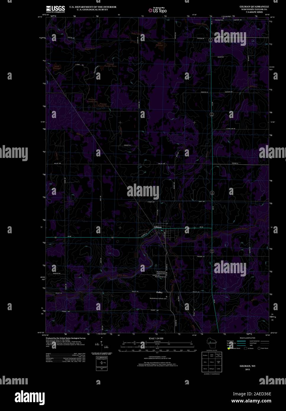 Gilman map hi-res stock photography and images - Alamy