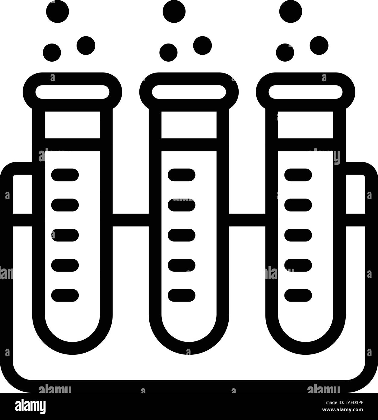 Test tube stand icon, outline style Stock Vector Image & Art - Alamy