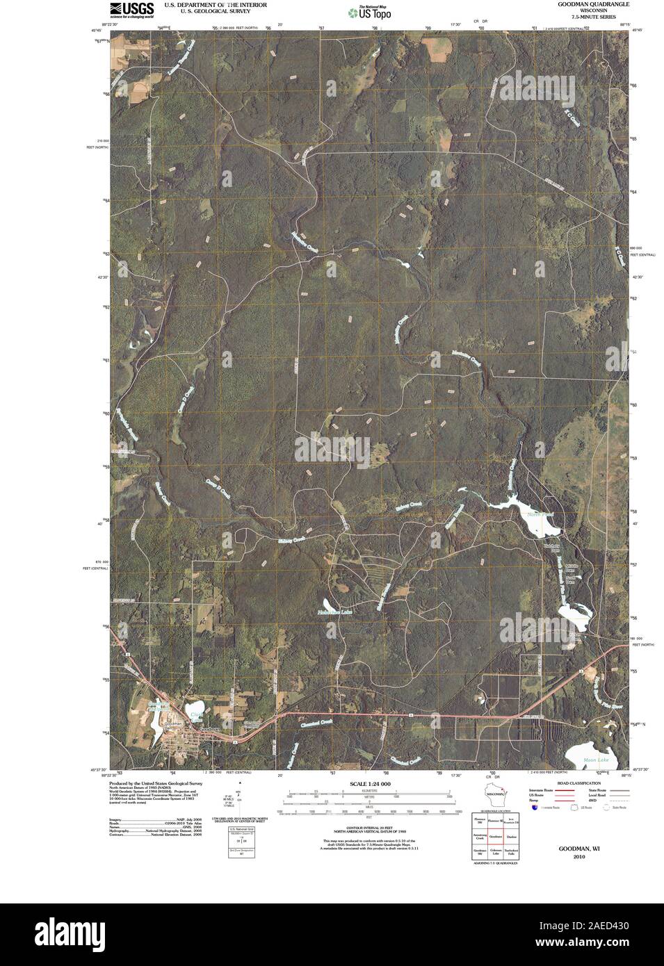 Map of goodman hi-res stock photography and images - Alamy