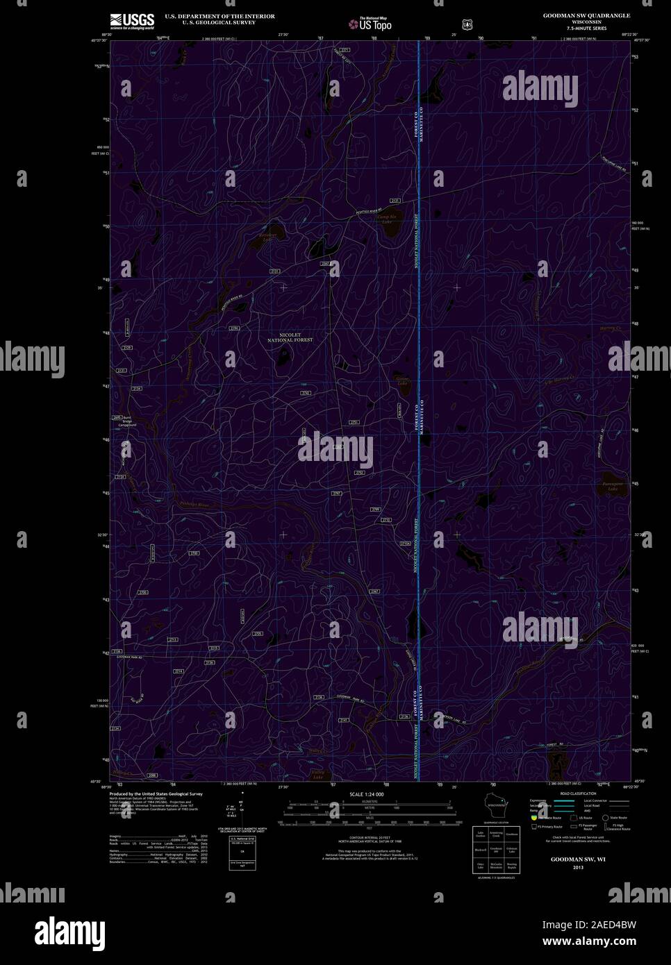 Map of goodman hi-res stock photography and images - Alamy