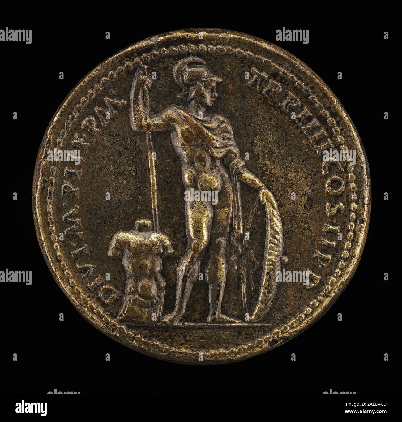 Giovanni da Cavino, Mars Resting on a Spear and Shield (reverse) Mars ...