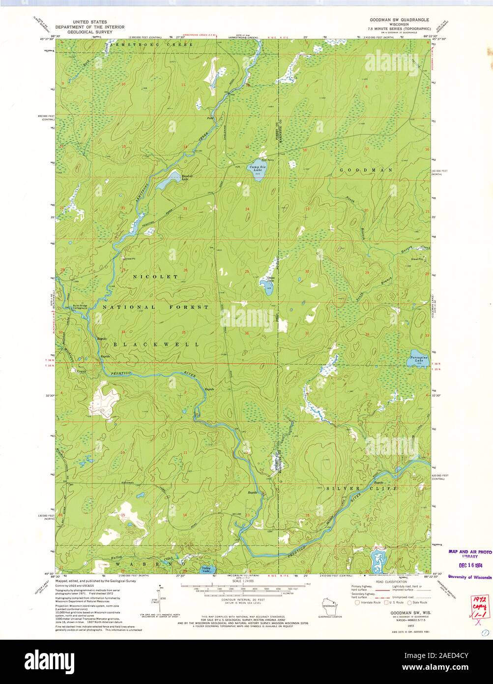 Map of goodman hi-res stock photography and images - Alamy
