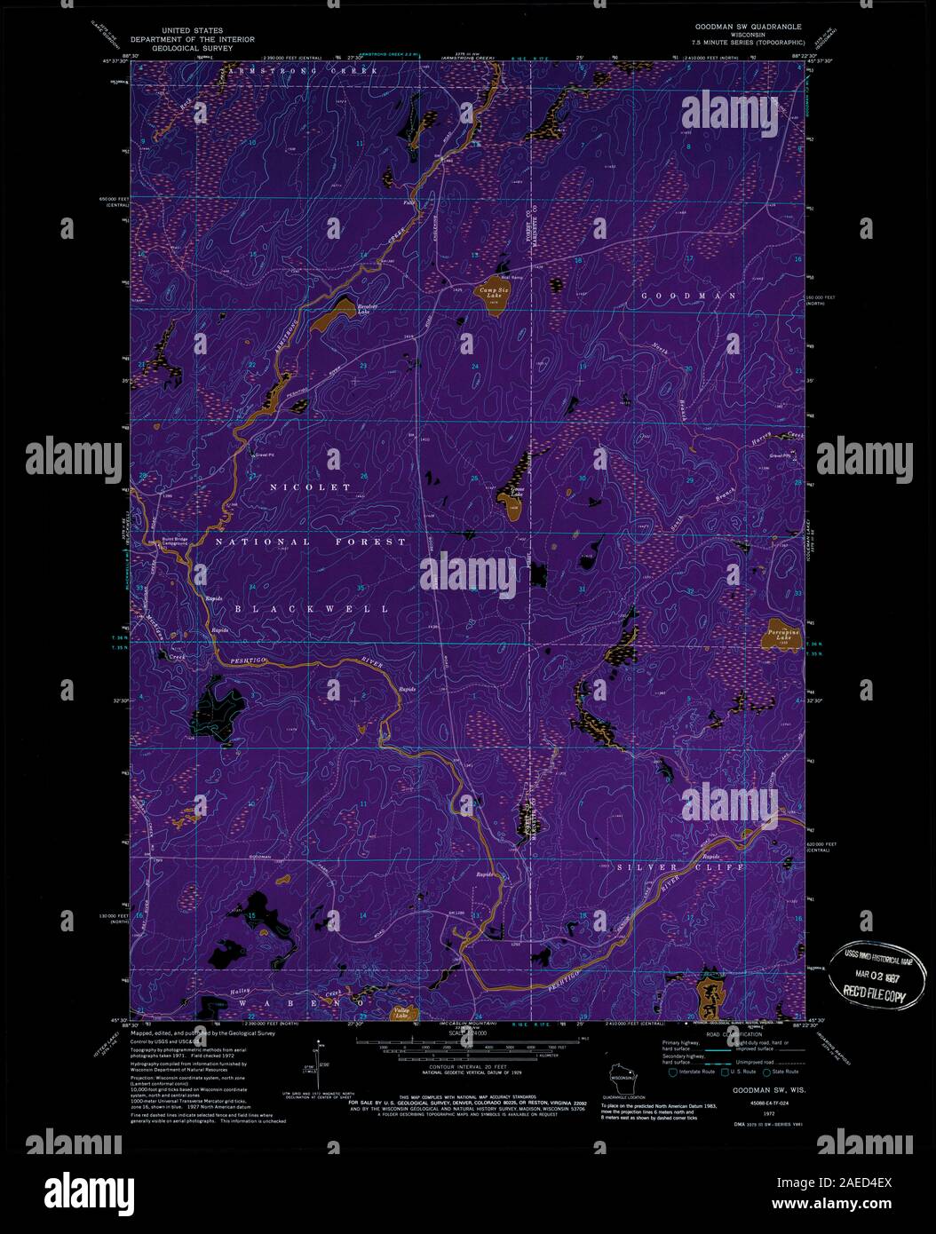 Map of goodman hi-res stock photography and images - Alamy