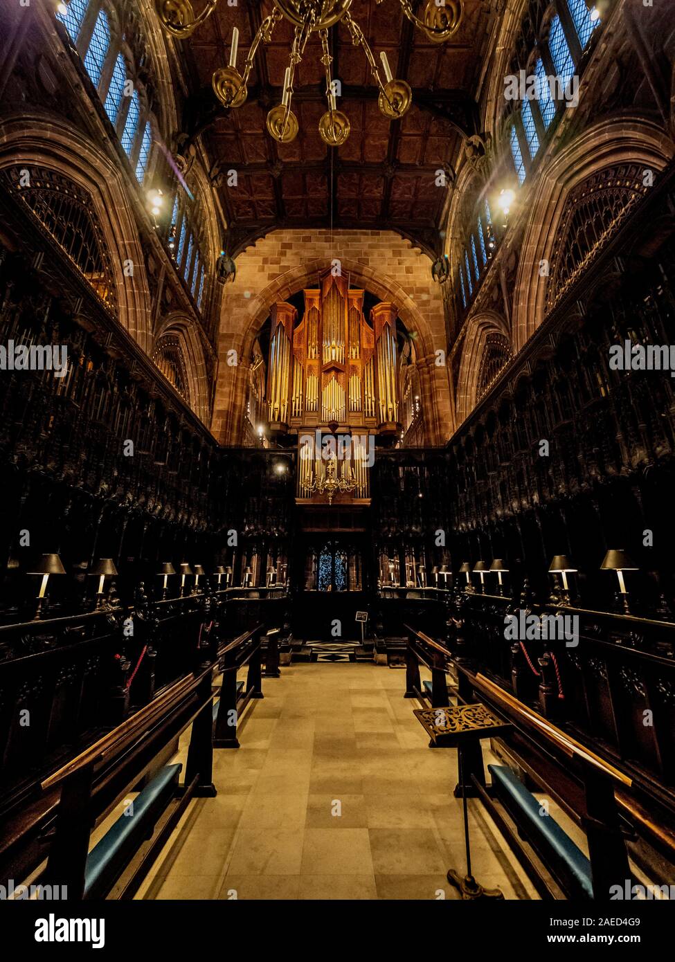 Inside Manchester Cathedral