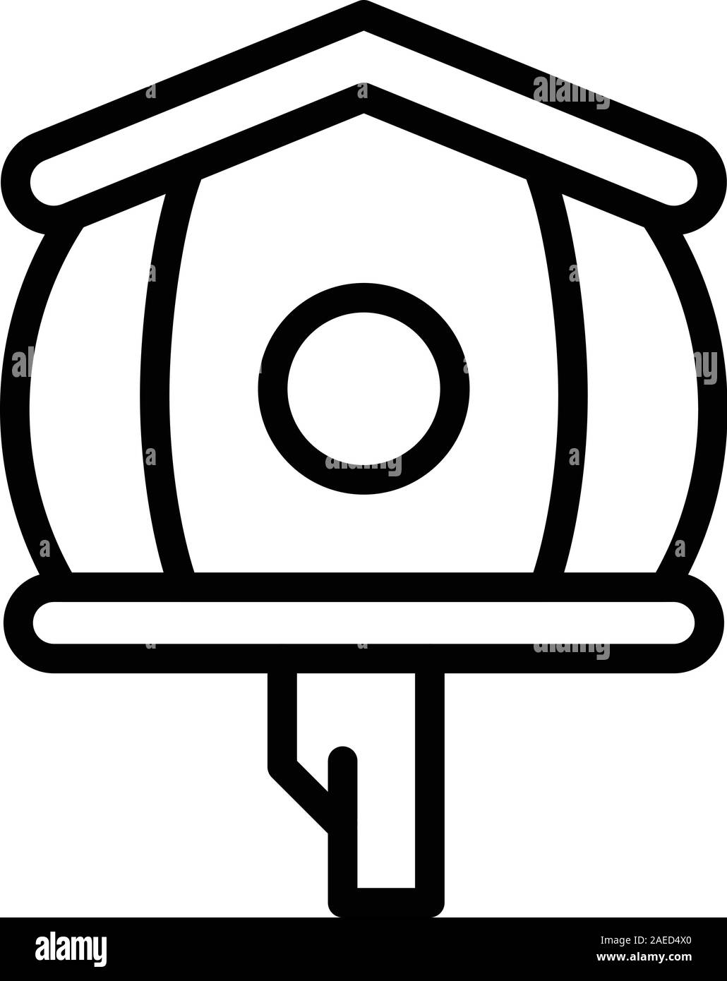 Big bird house icon, outline style Stock Vector Image & Art - Alamy