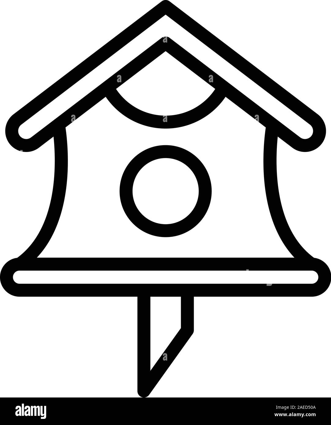 Design bird house icon, outline style Stock Vector Image & Art - Alamy