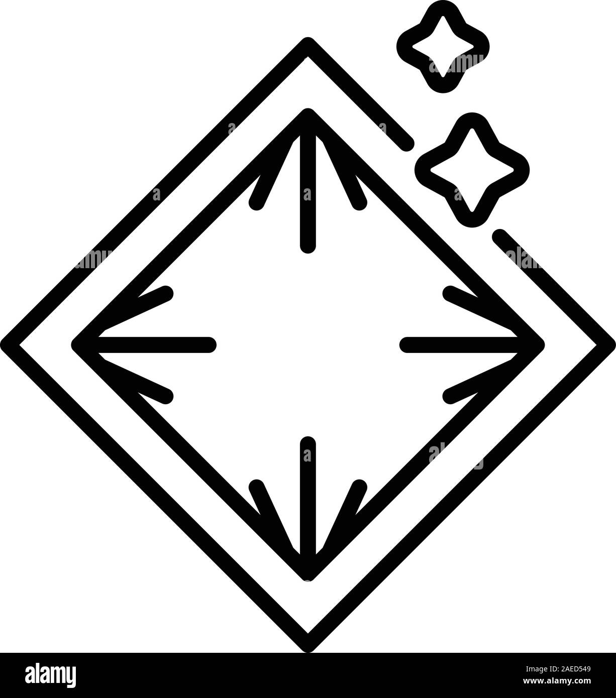 Jewel icon, outline style Stock Vector Image & Art - Alamy