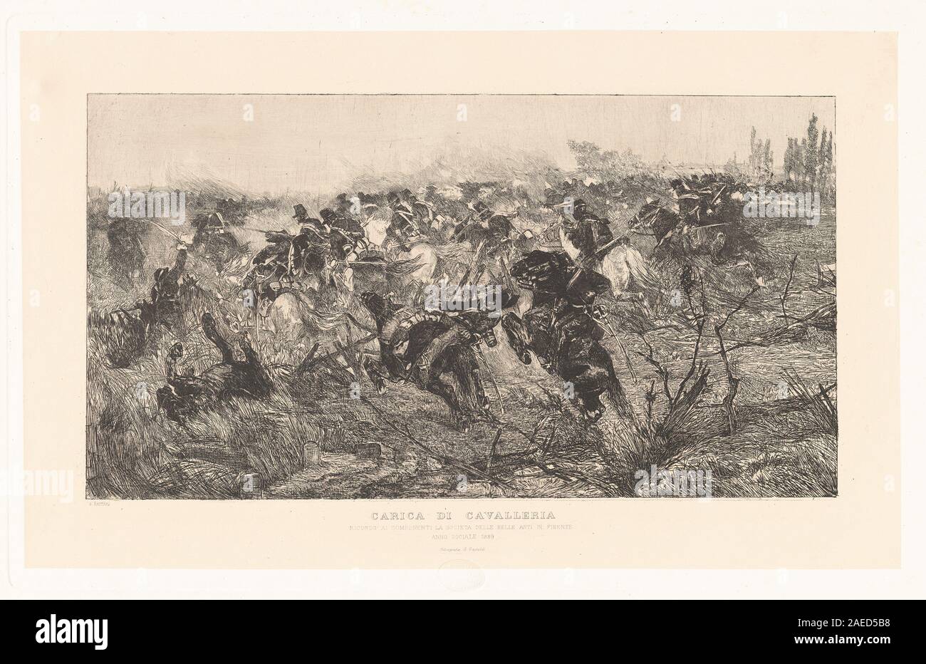 This painting by Giovanni Fattori, created between 1883-1884, depicts a ...