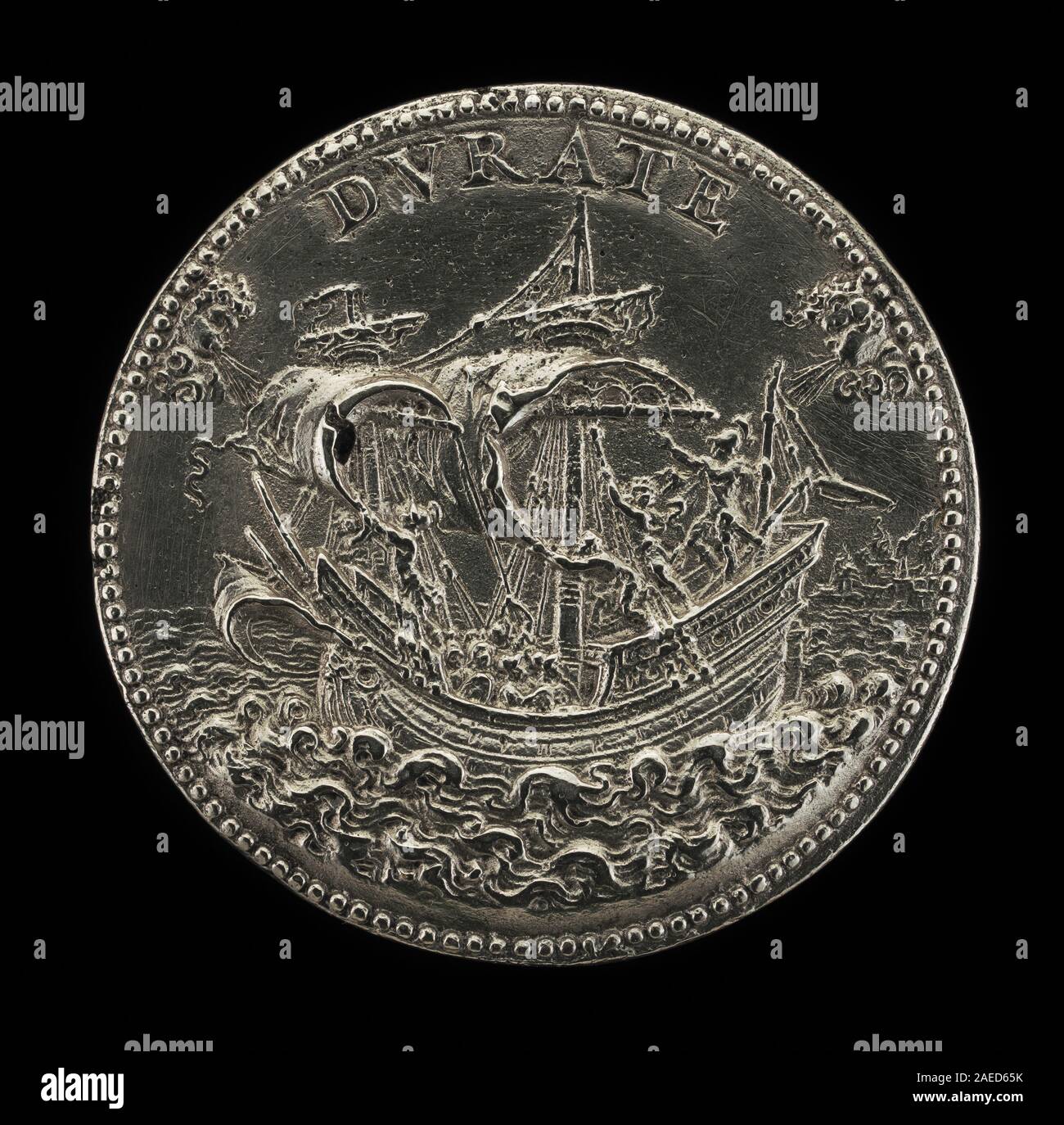 Giovanni Vincenzo Melone, Ship at Sea (reverse) Ship at Sea [reverse ...