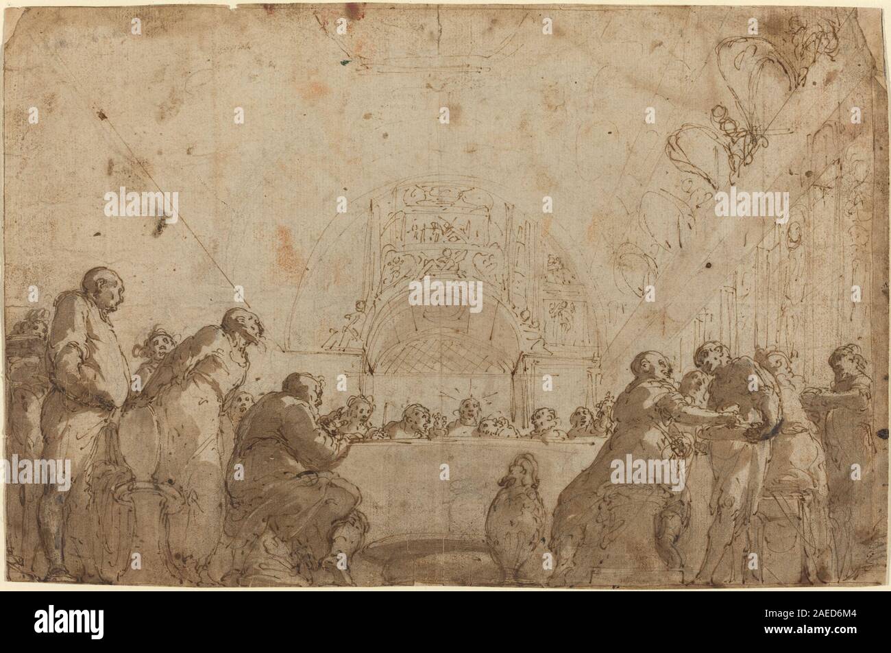 Last supper bread wine century hi-res stock photography and images - Alamy