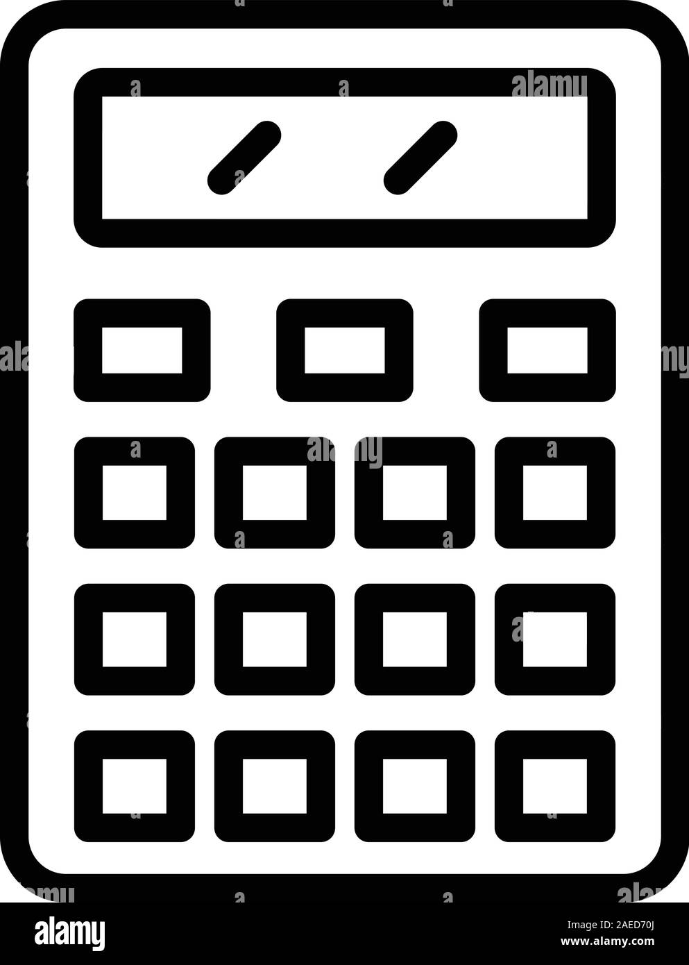 Money calculator icon, outline style Stock Vector Image & Art - Alamy
