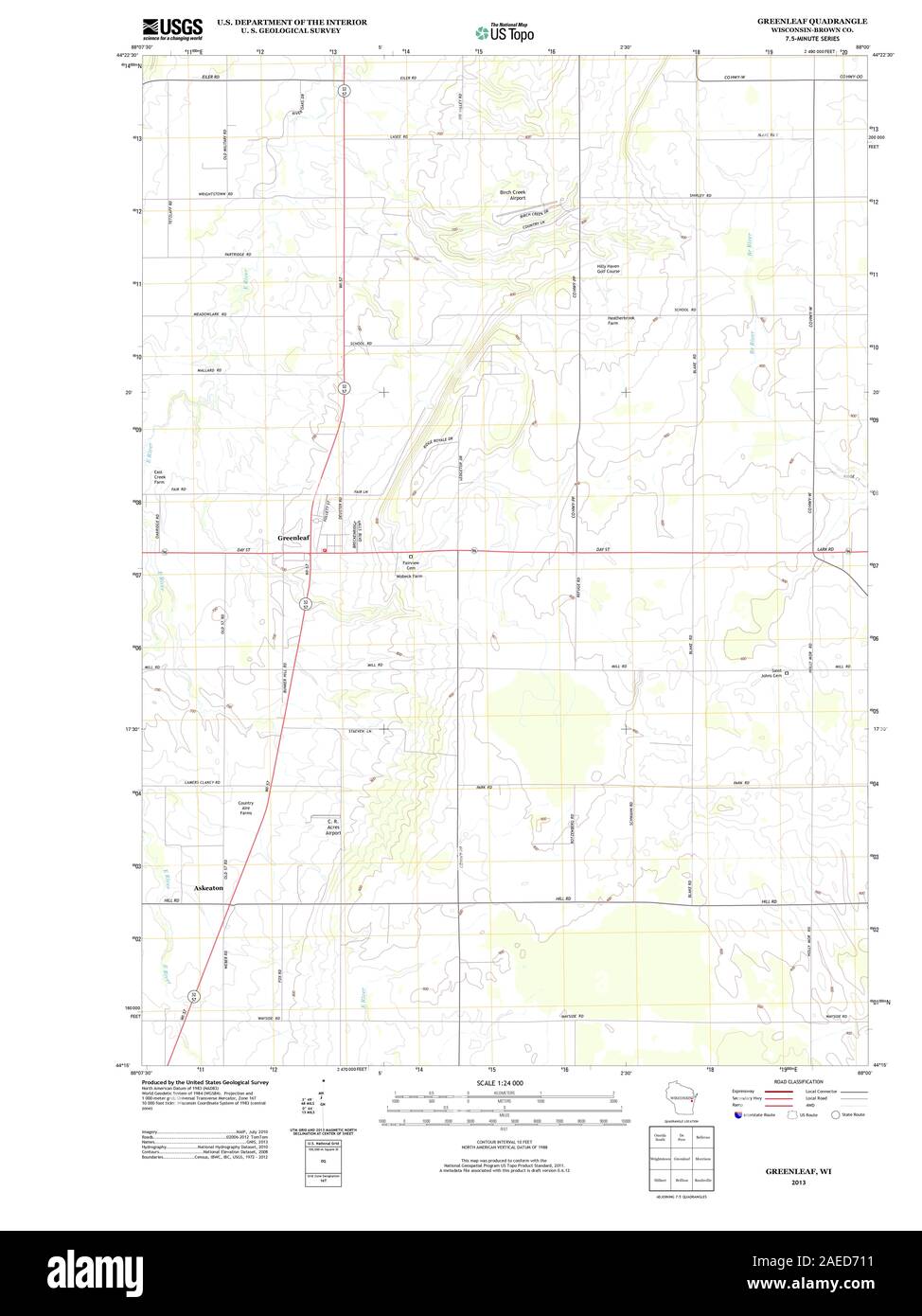 Greenleaf map Cut Out Stock Images & Pictures - Alamy