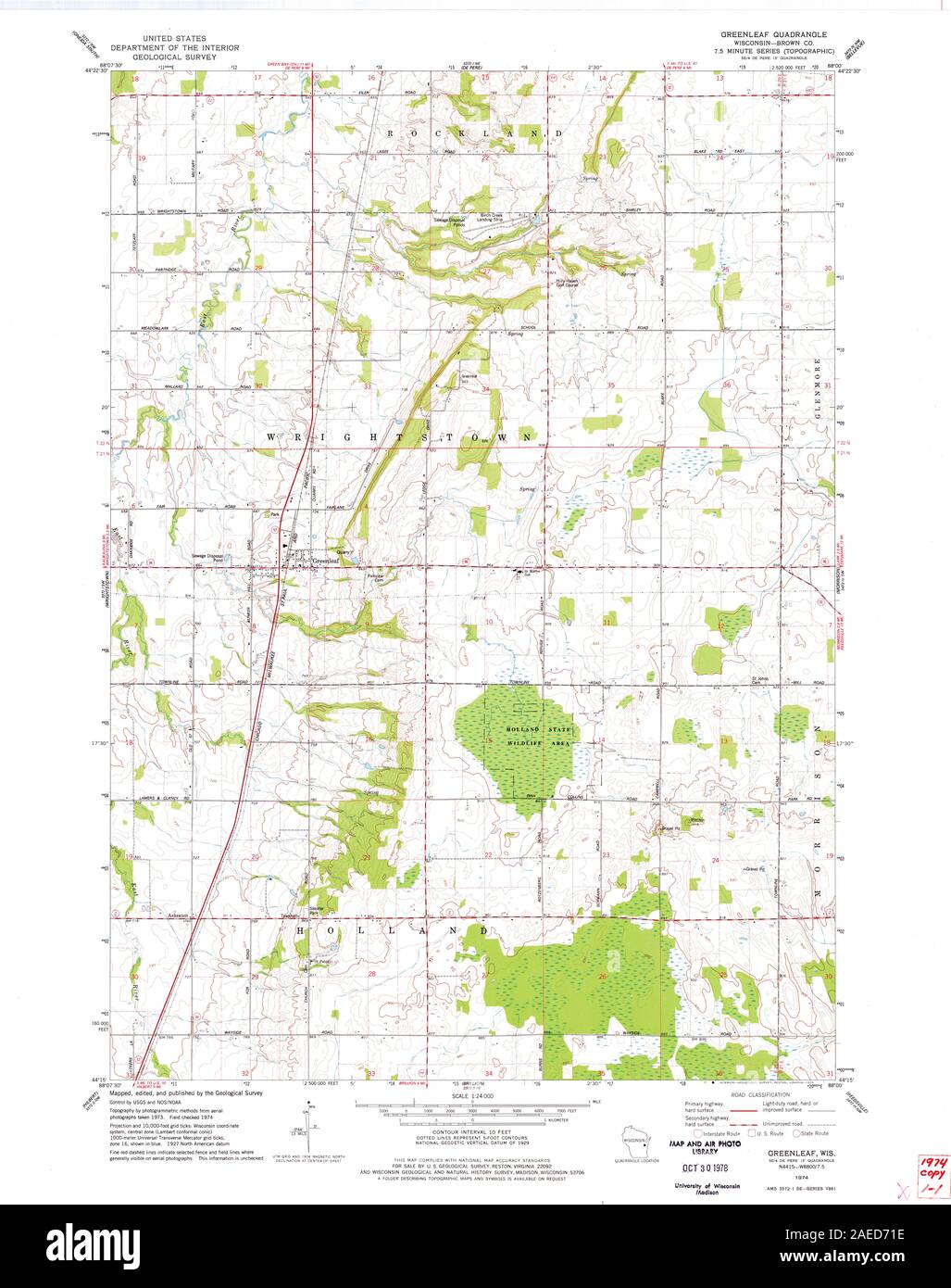 Greenleaf map hi-res stock photography and images - Alamy