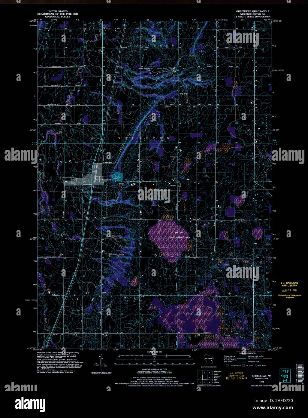 Greenleaf map hi-res stock photography and images - Alamy