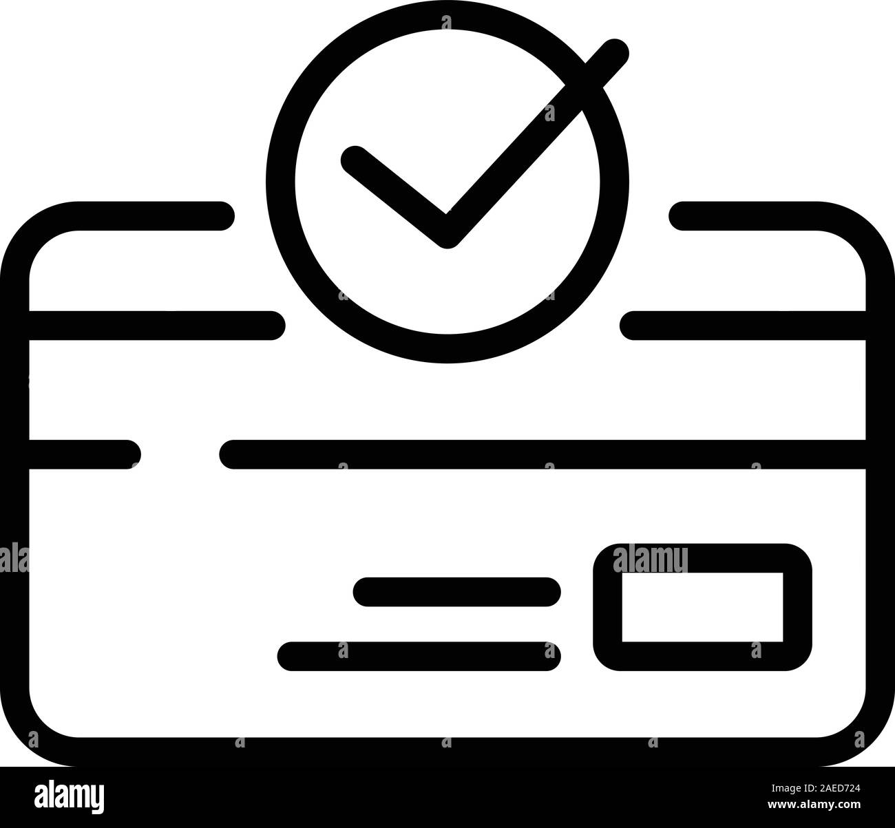 Credit card form customer Stock Vector Images - Alamy