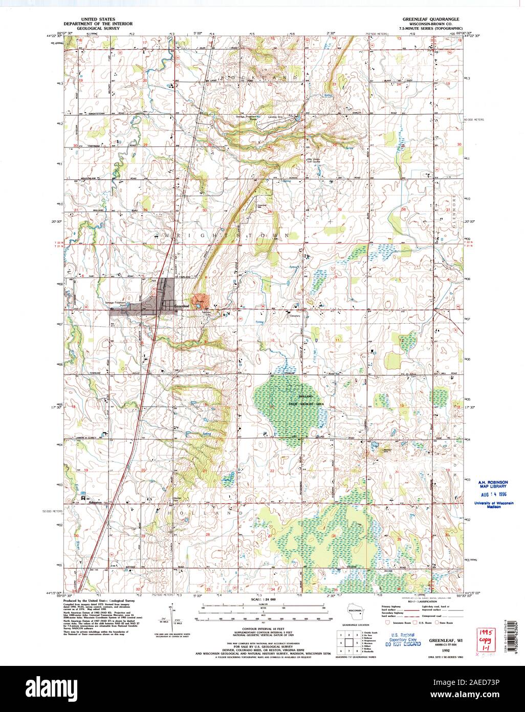 Greenleaf map hi-res stock photography and images - Alamy
