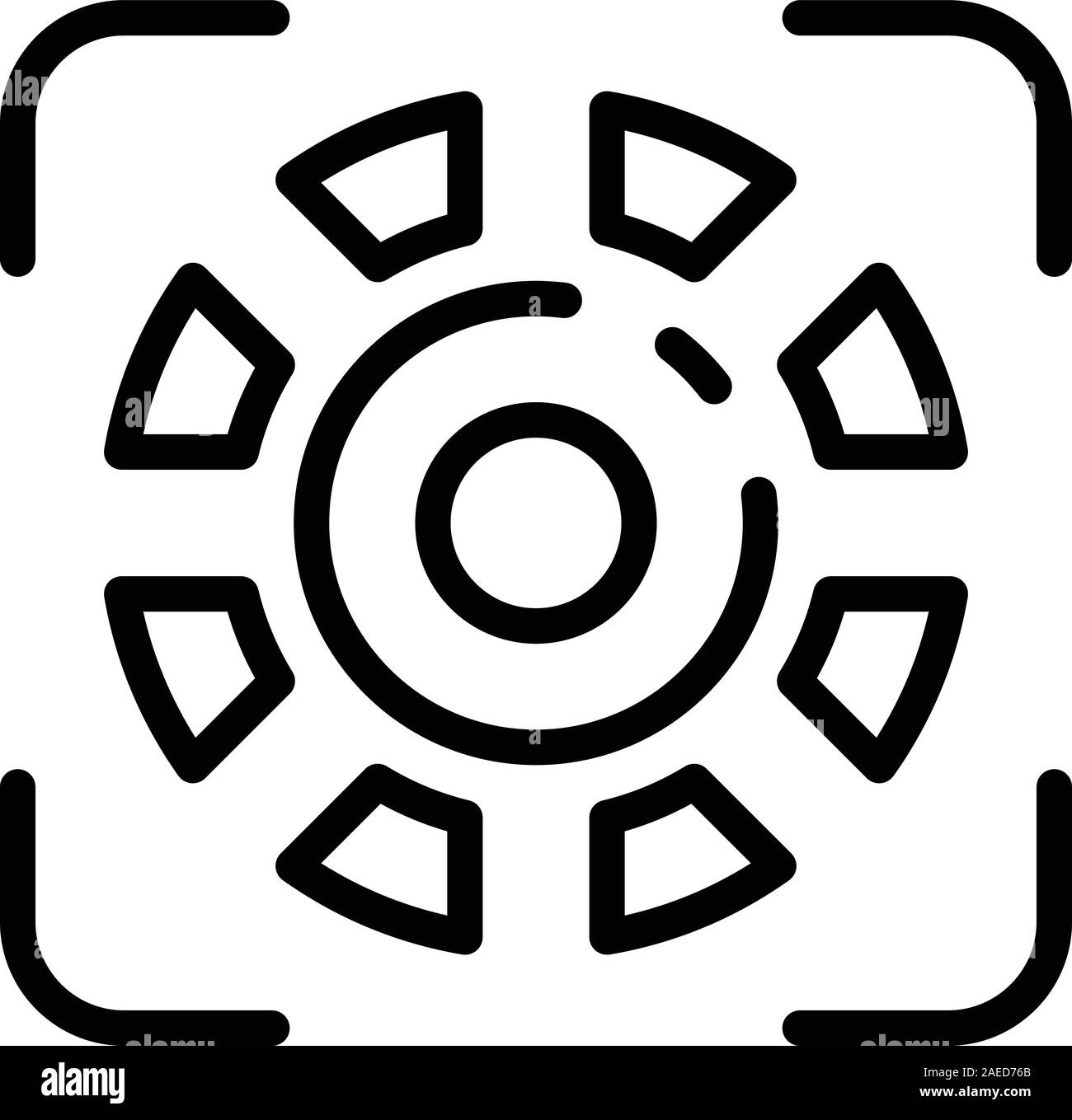 Biometric authentication icon, outline style Stock Vector Image & Art ... Biometric authentication icon, outline style Stock Vector Image & Art ...