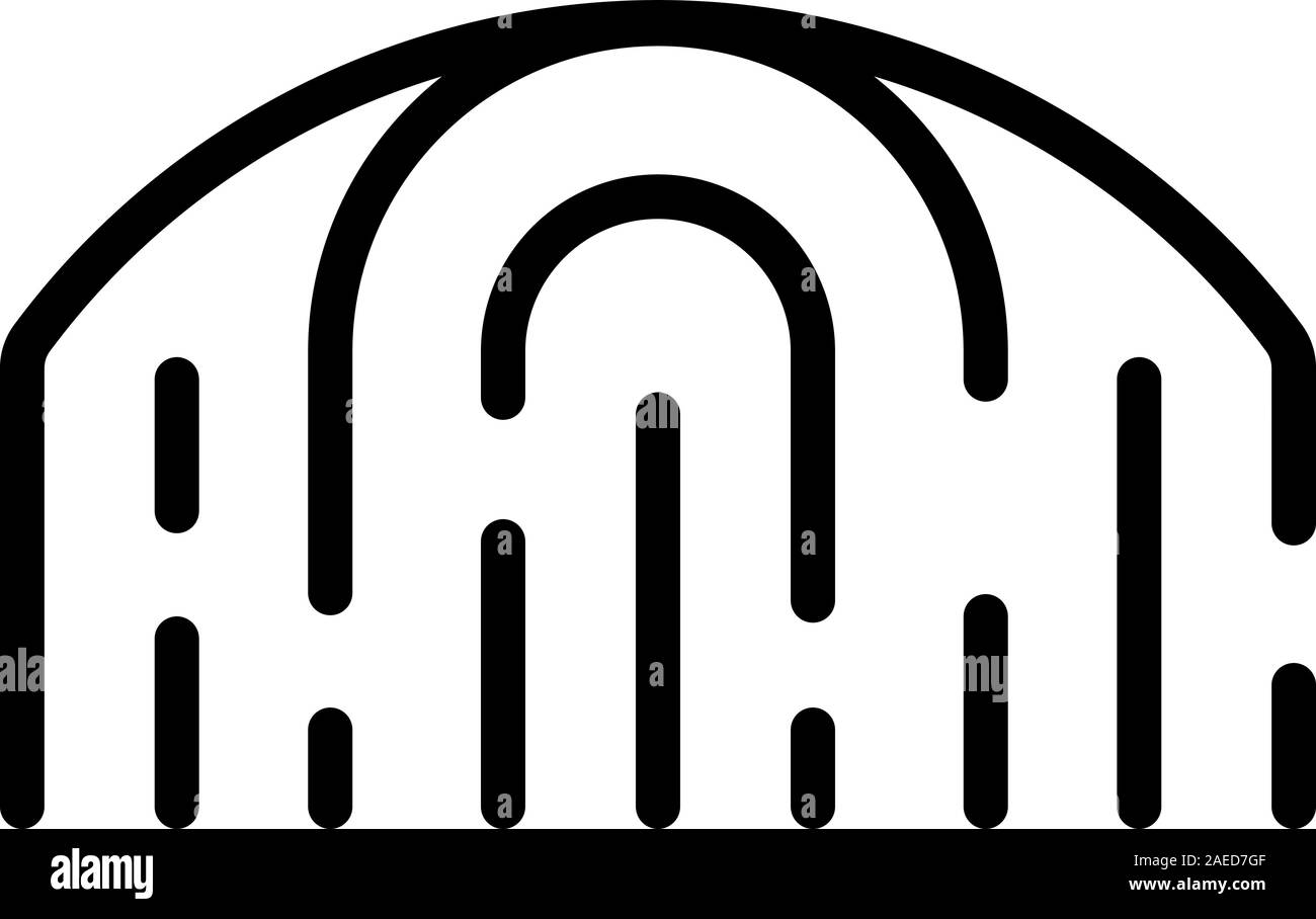 Biometric Identification Icon Outline Style Stock Vector Image And Art Alamy