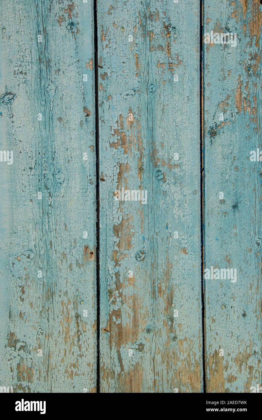 Blue wooden wall, old wood planks texture, grunge background, abstract ...