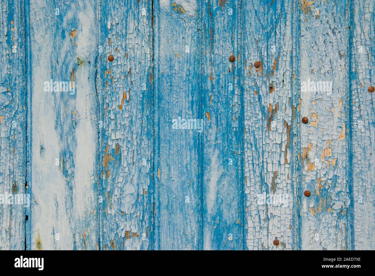 Blue wooden wall, old wood planks texture, grunge background, abstract ...