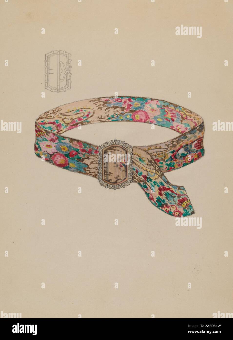 Gladys Cook, Belt, c 1936 Belt; c. 1936 Stock Photo - Alamy