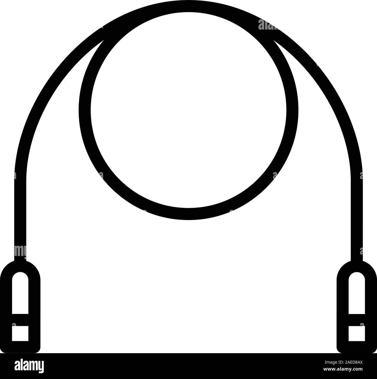 Jump rope icon, outline style Stock Vector Image & Art - Alamy
