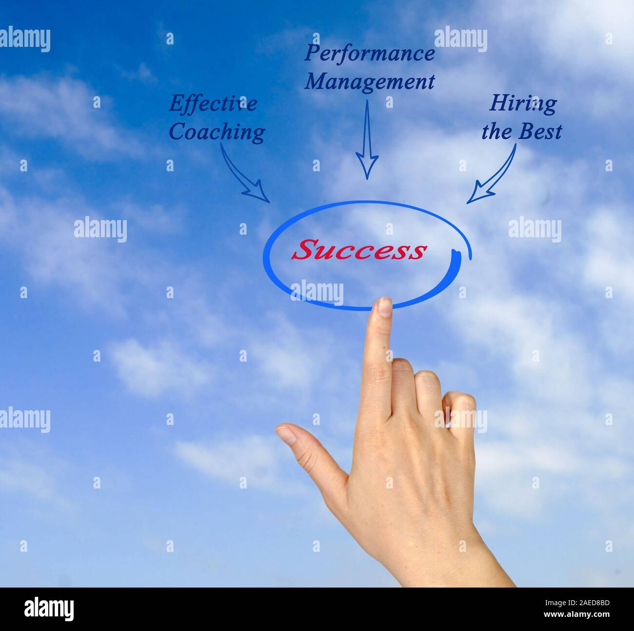 Diagram of Success Stock Photo - Alamy