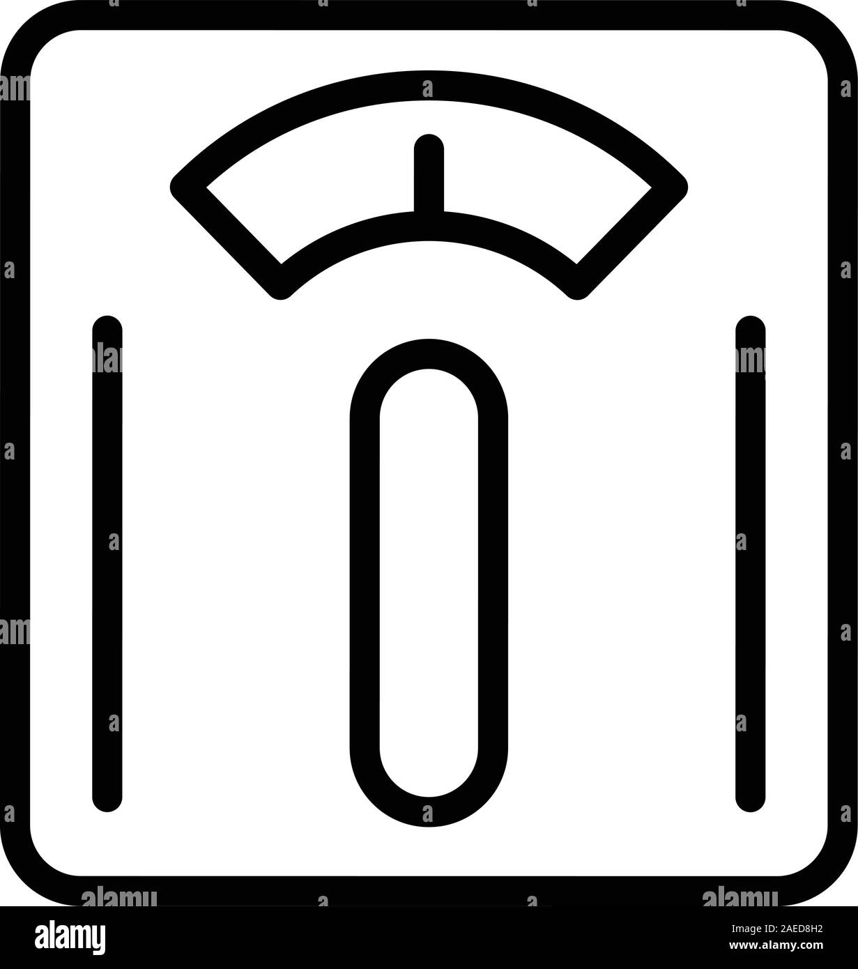 Scales icon, outline style Stock Vector Image & Art - Alamy