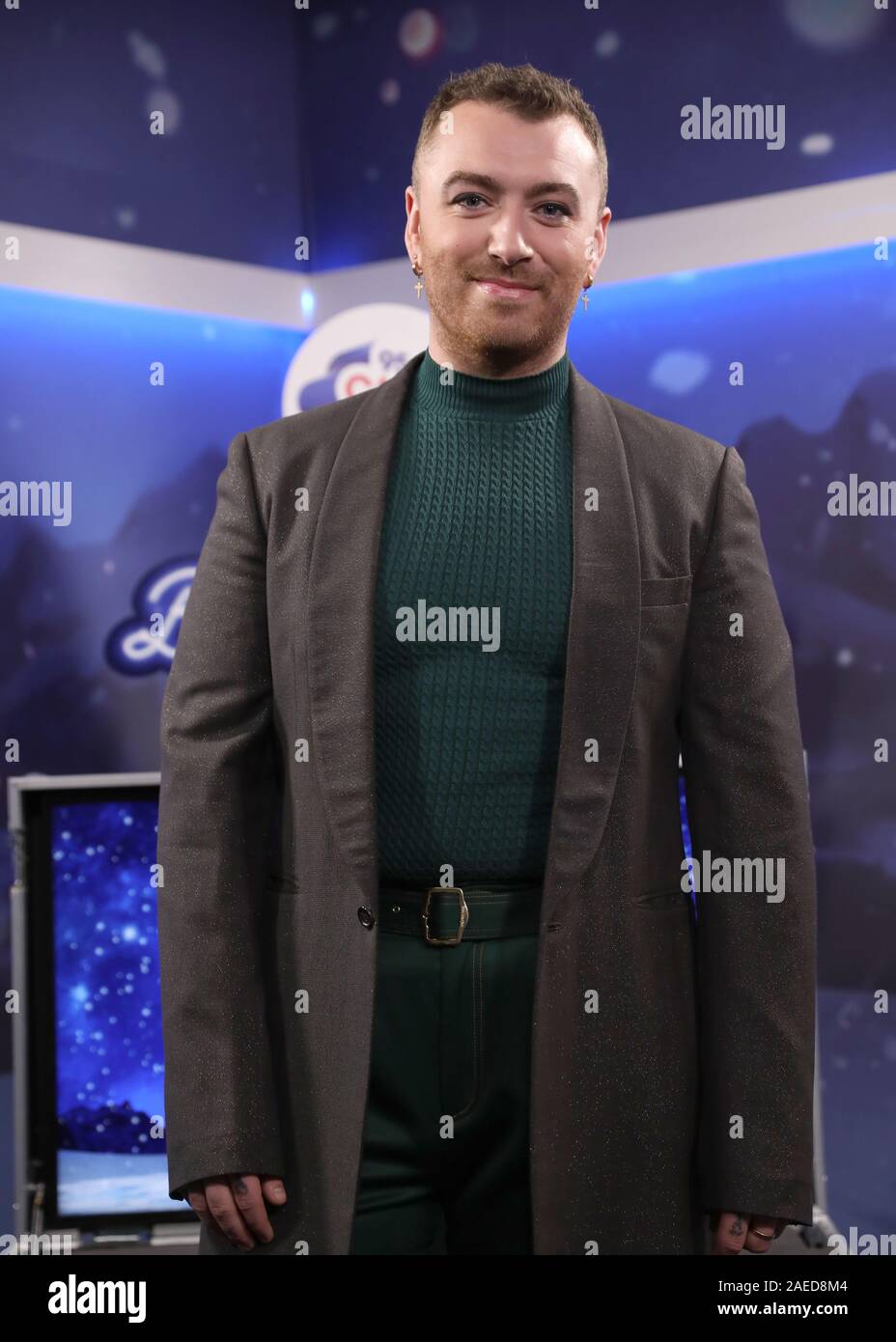 Sam smith attending capital radio jingle bell ball o2 hi-res stock ...