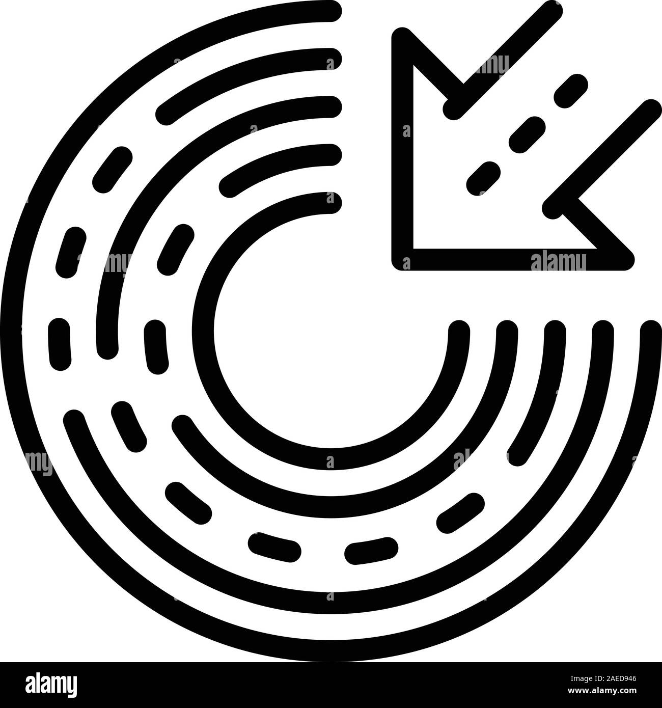 Target customers line icon Stock Vector Images - Alamy