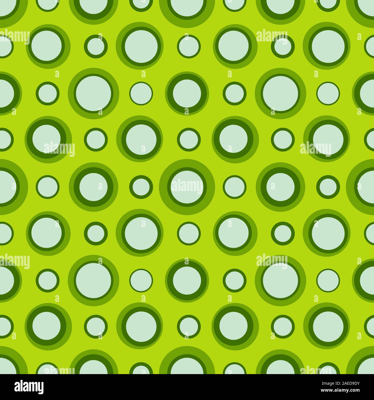 Abstract repeated circles. Flat, retro geometric design. Vector rounded ...