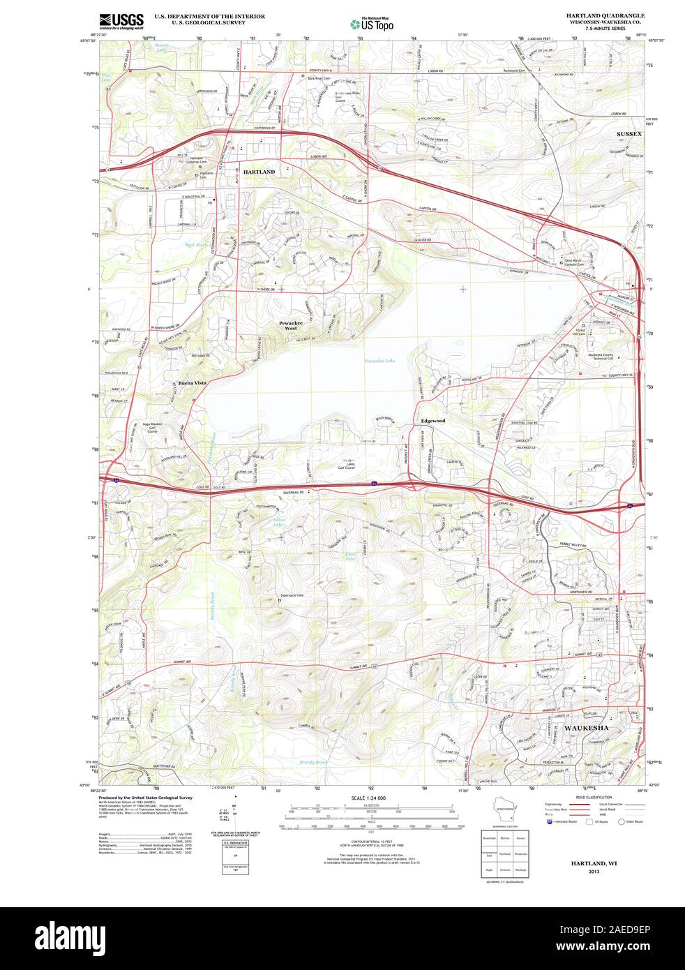 Hartland map Cut Out Stock Images & Pictures - Alamy