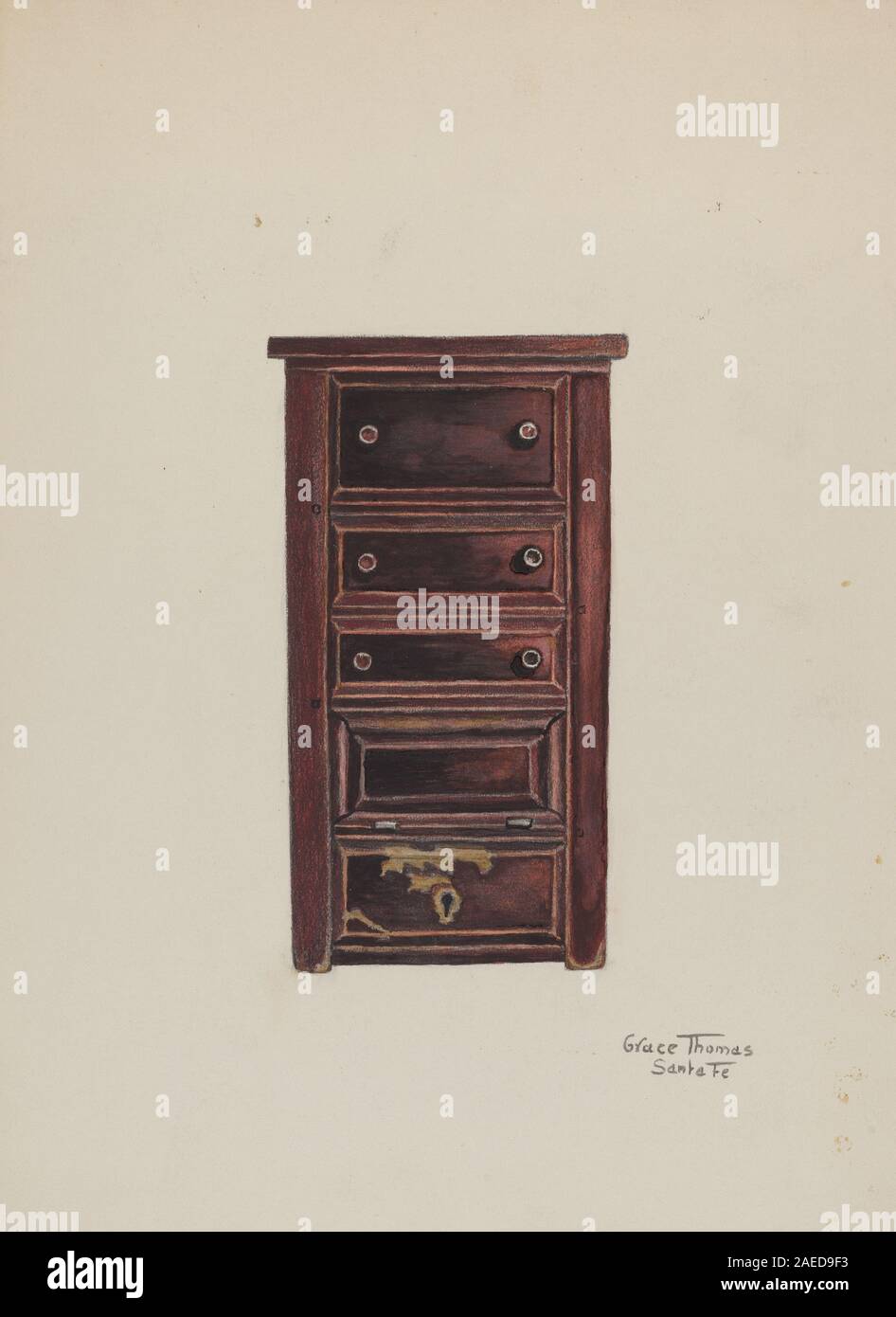 Grace Thomas, Cabinet, 1935-1942 Cabinet; 1935/1942 Stock Photo - Alamy