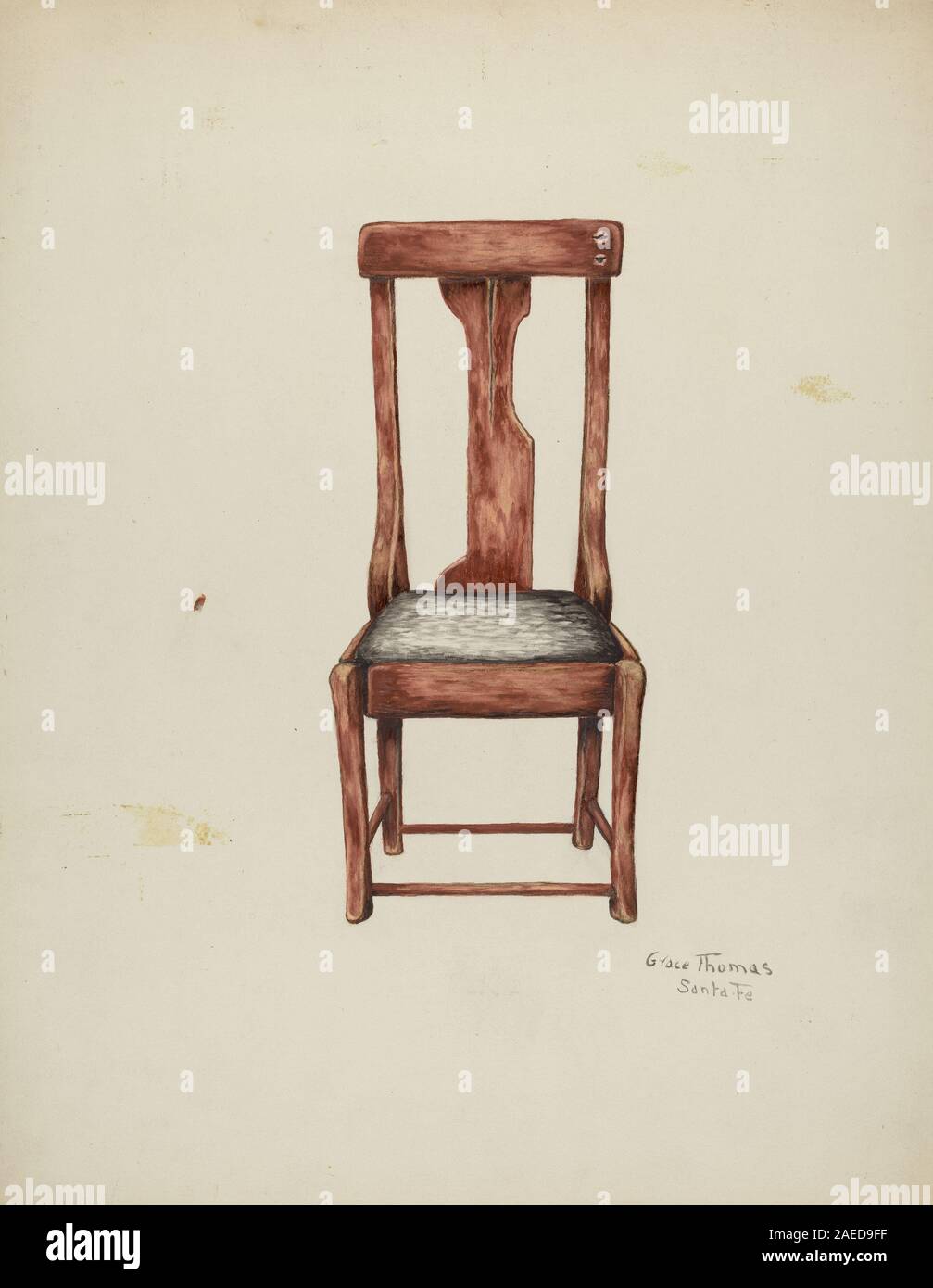 Grace Thomas, Chair, c 1939 Chair; c. 1939 Stock Photo - Alamy