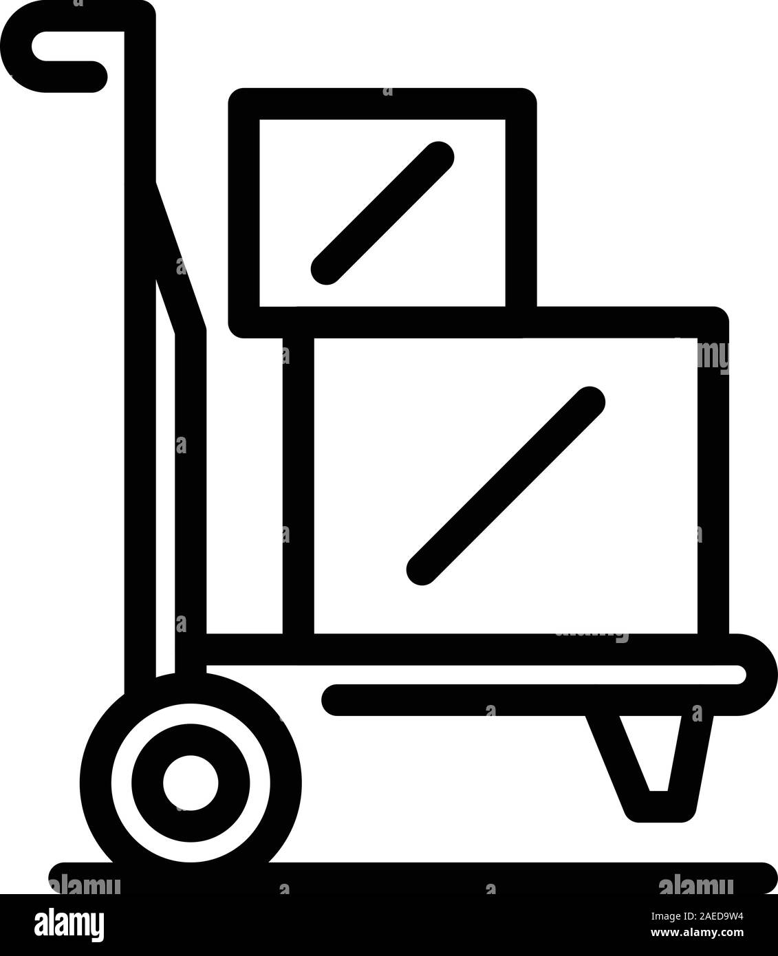 Relocation box stack icon Stock Vector Images - Alamy