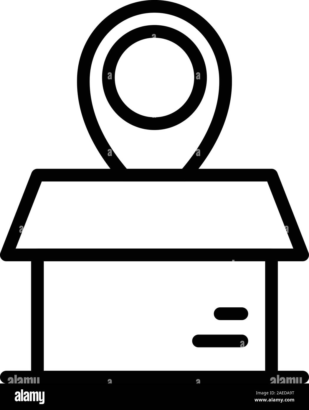 Box relocation icon, outline style Stock Vector Image & Art - Alamy