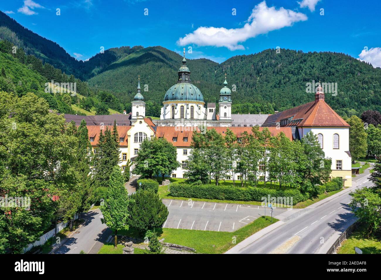 Ettal Abbey, Kloster Ettal near Oberammergau in Bavaria, Germany Stock ...