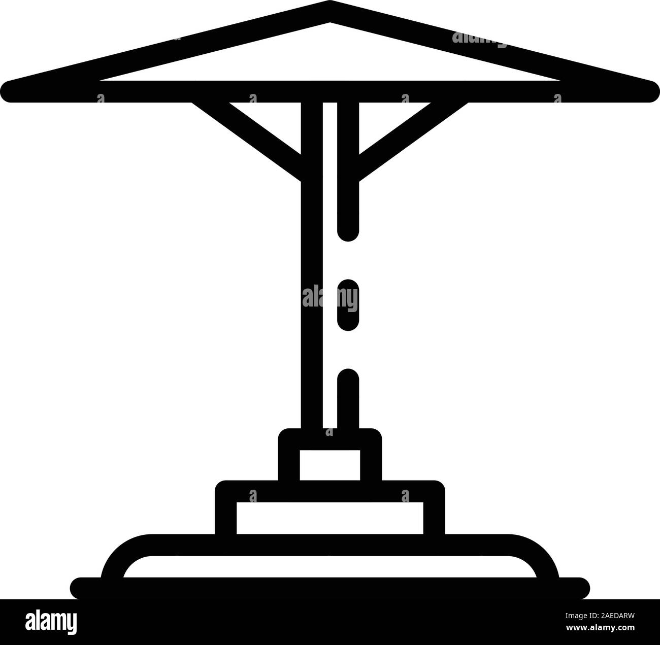 Garden umbrella icon, outline style Stock Vector Image & Art - Alamy