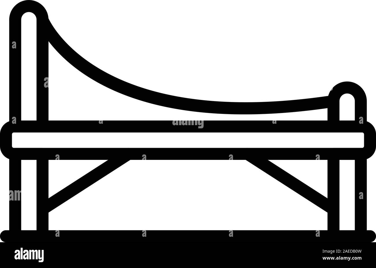 Bench back view Stock Vector Images - Alamy