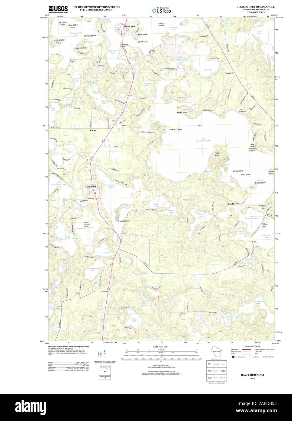 Map of hazelhurst hi-res stock photography and images - Alamy