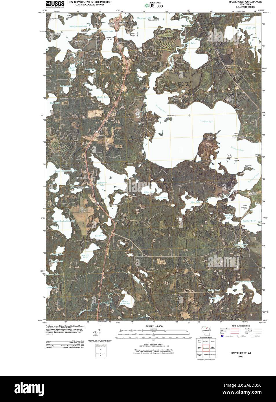 Map of hazelhurst hi-res stock photography and images - Alamy