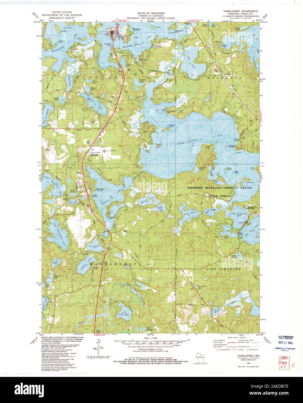 Map of hazelhurst hi-res stock photography and images - Alamy