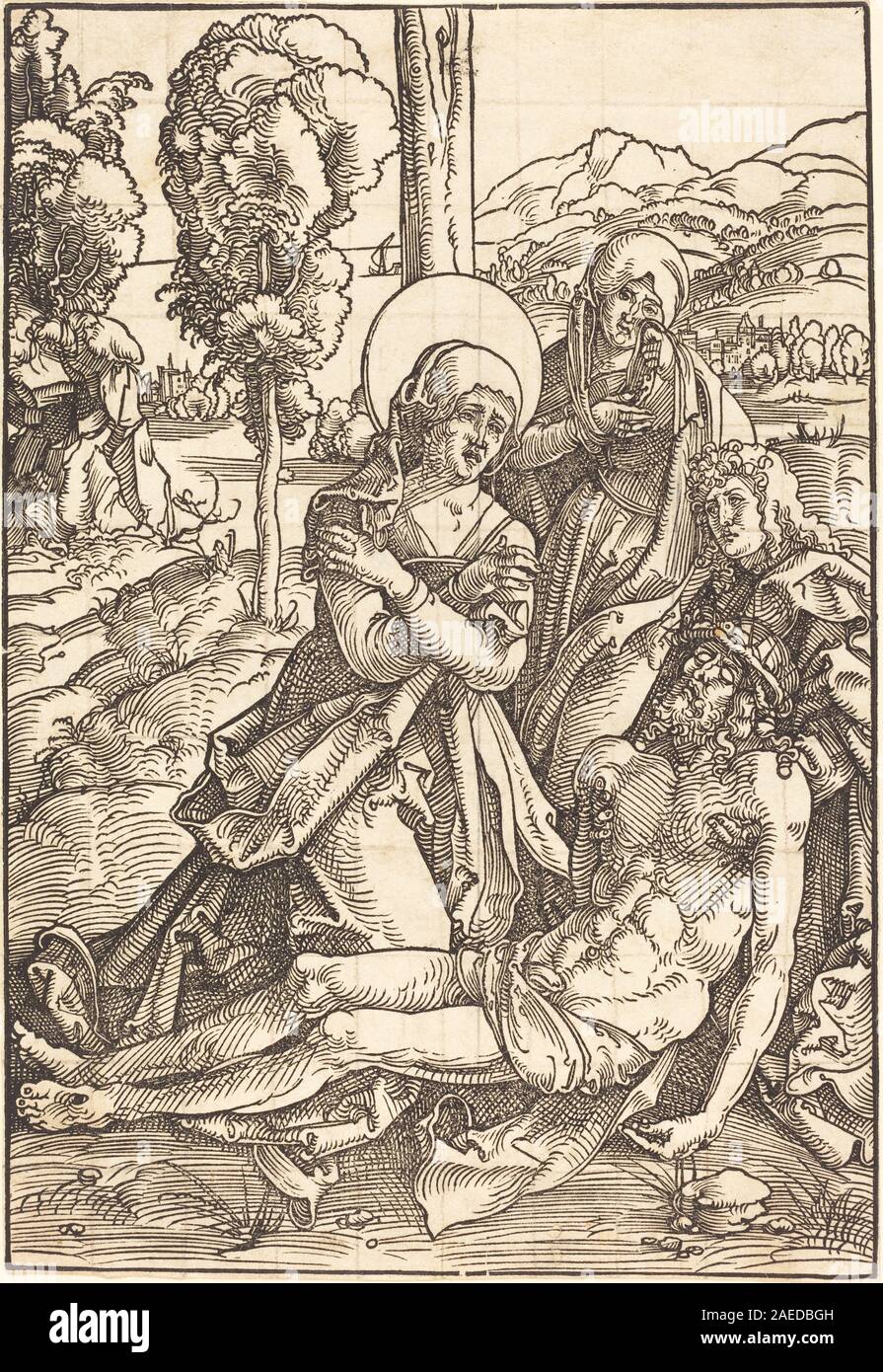 A 1510 painting by Hans Baldung Grien depicting the Lamentation for ...