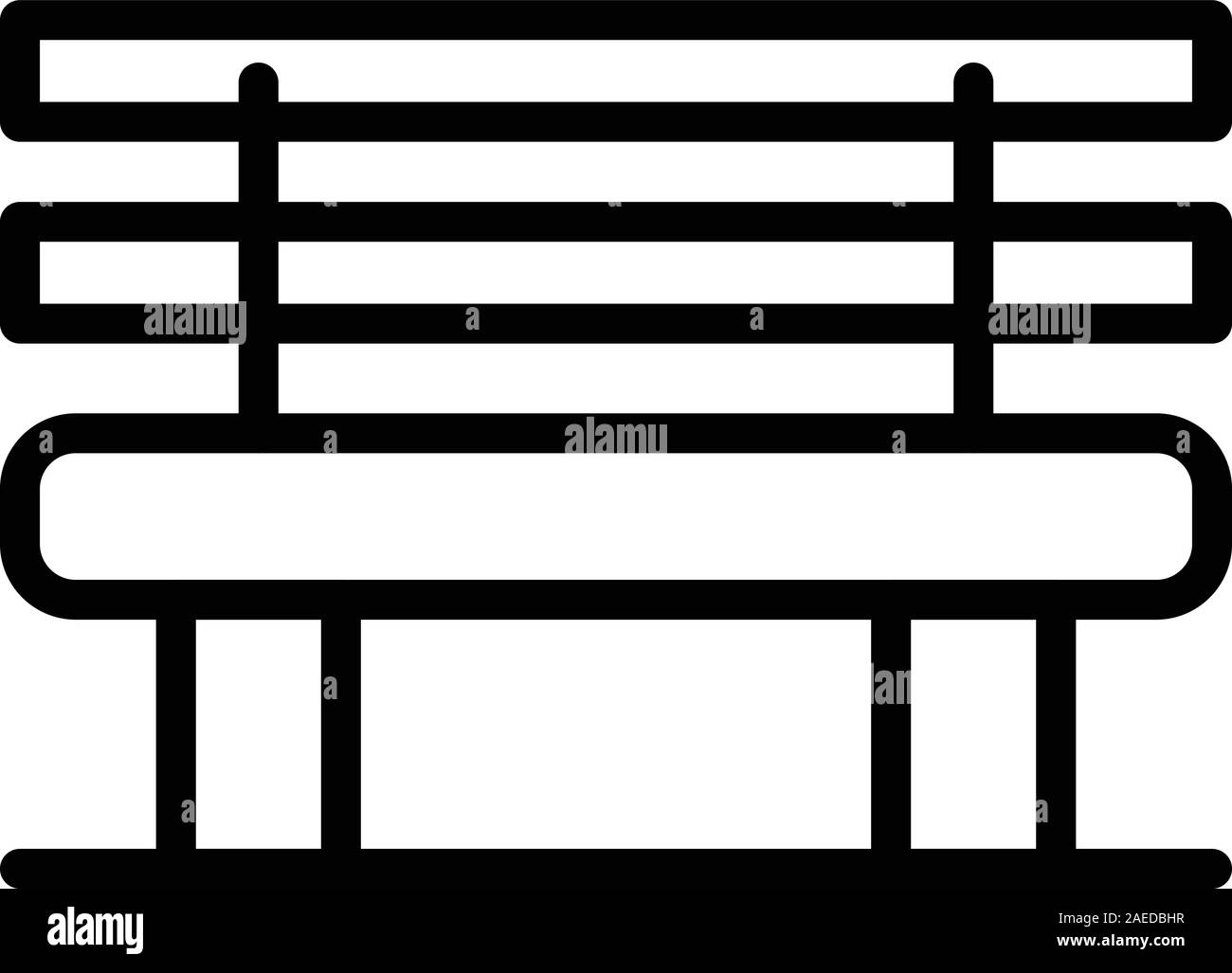 Classic bench icon, outline style Stock Vector Image & Art - Alamy