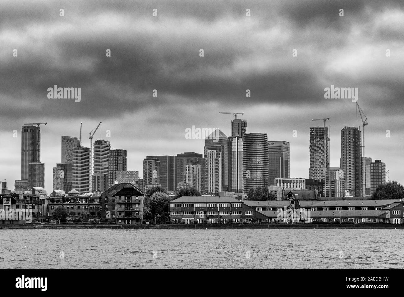 A view of London and Greenwich Stock Photo - Alamy