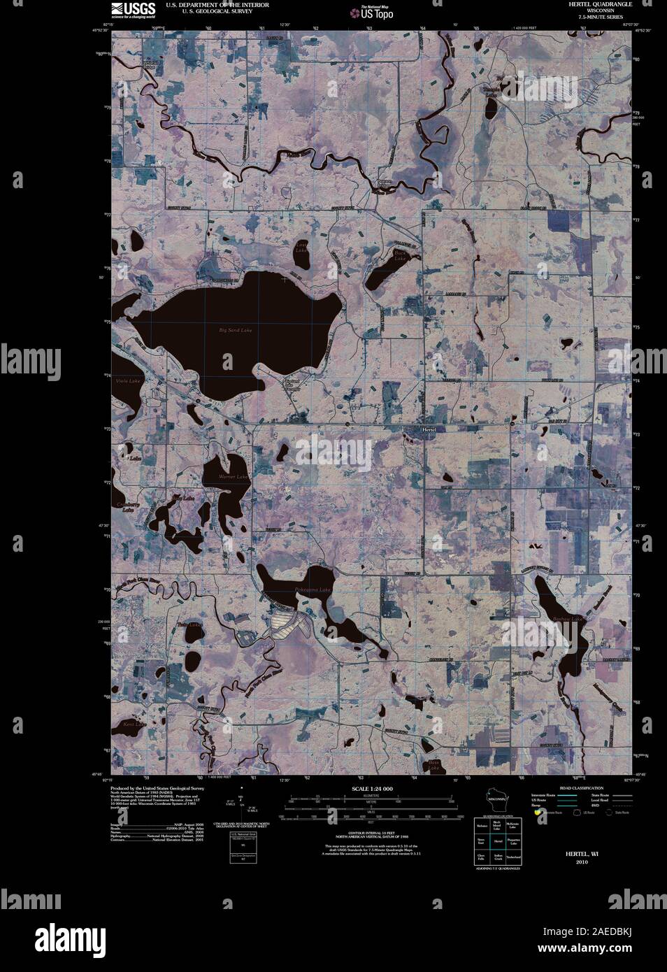 Map of hertel hi-res stock photography and images - Alamy