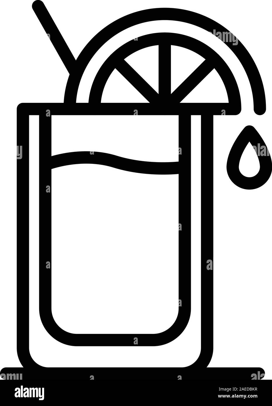 Outline bright lemonade juice hi-res stock photography and images - Alamy