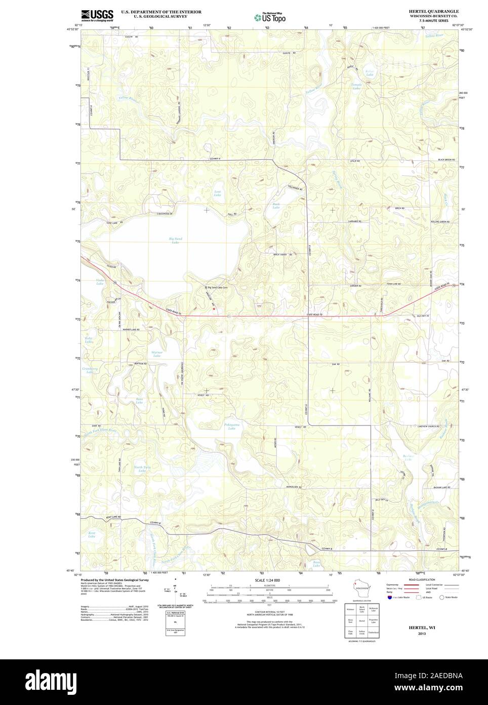 Map of hertel hi-res stock photography and images - Alamy