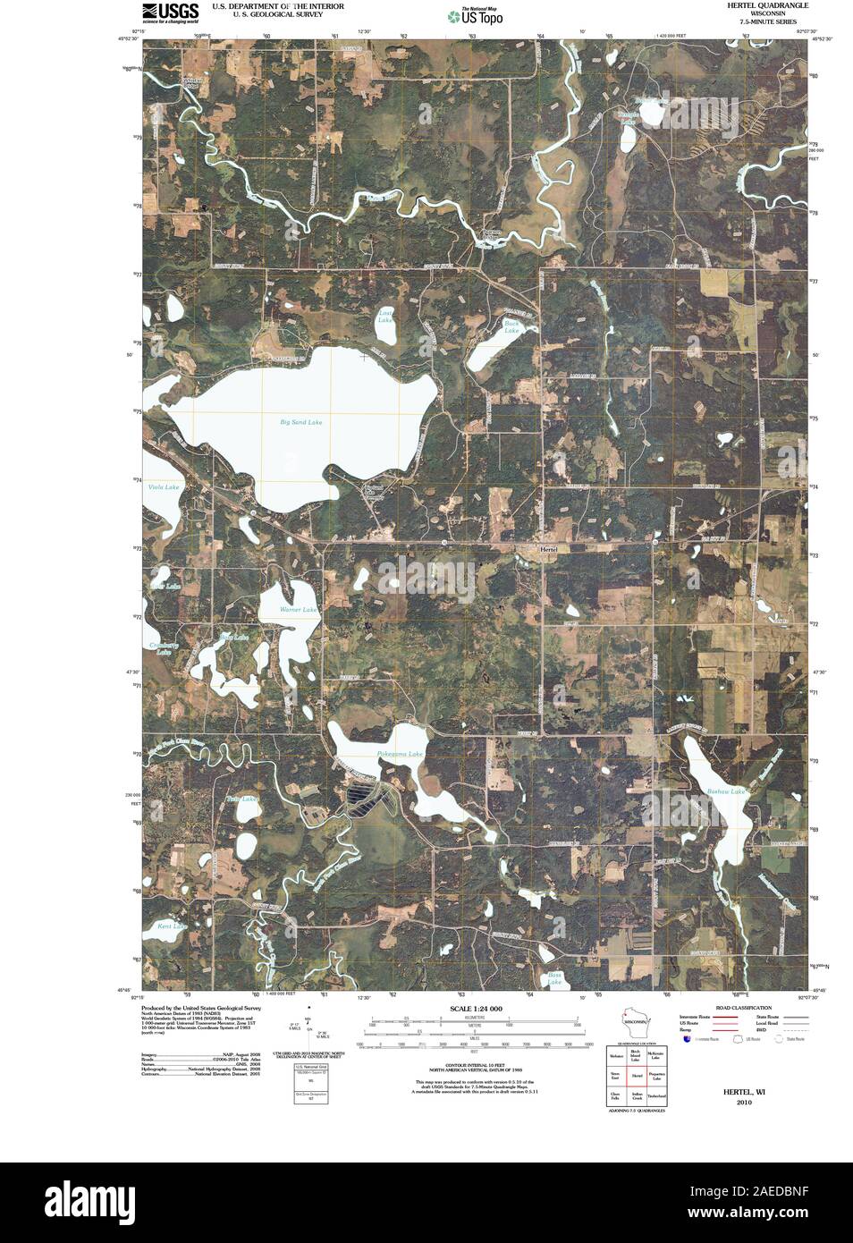 Map of hertel hi-res stock photography and images - Alamy