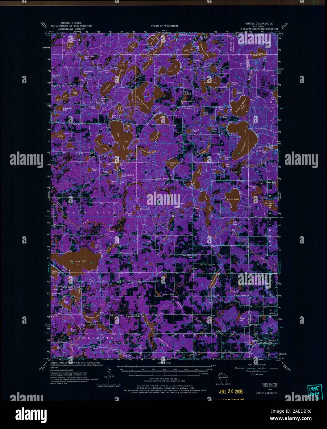 Map of hertel hi-res stock photography and images - Alamy